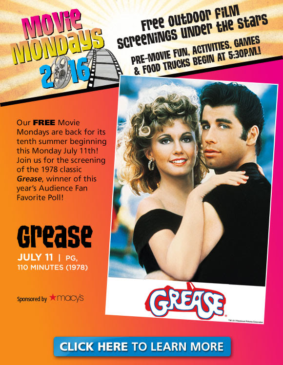 Segerstrom Center Movie Mondays: Grease July 11 2016 – South OC Beaches