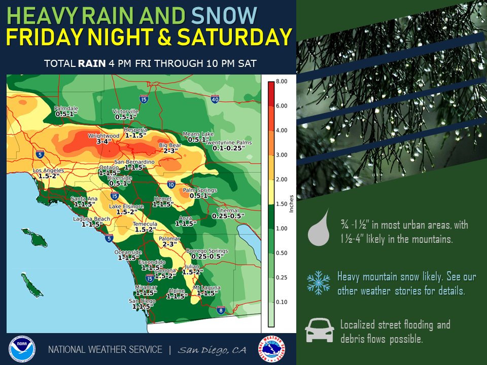 Southern California Storm Expected Friday February 1 2019 – South OC ...