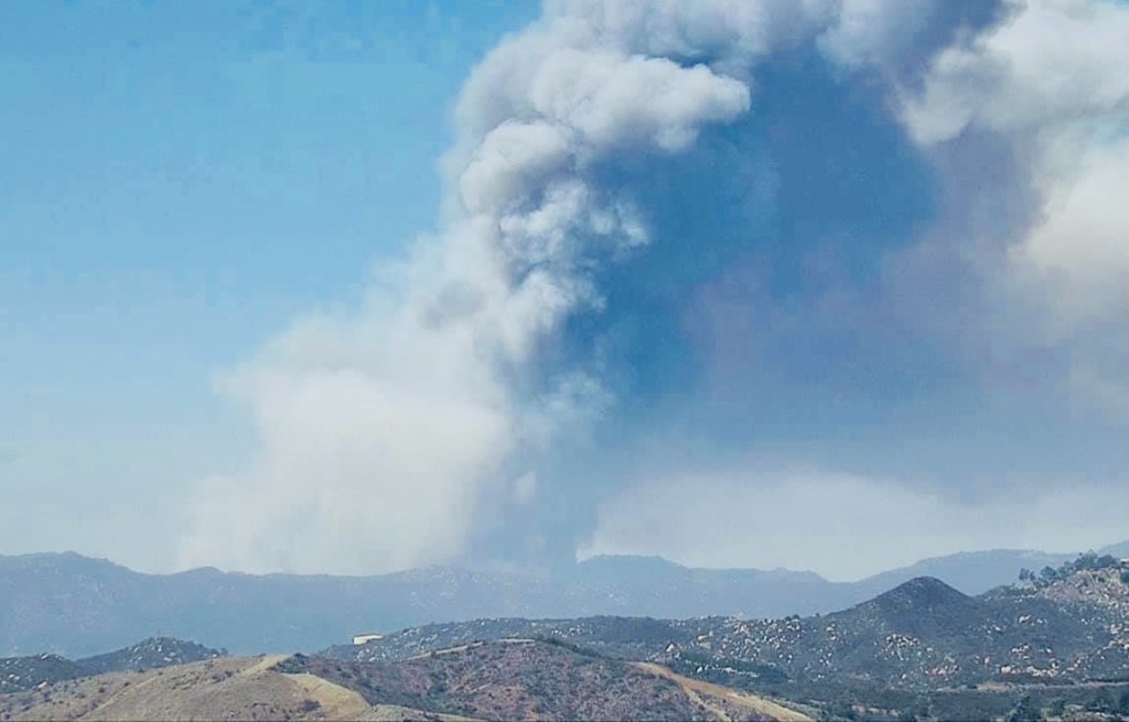 Southern California Chaparral Fire Updates Sunday August 29 2021 ...