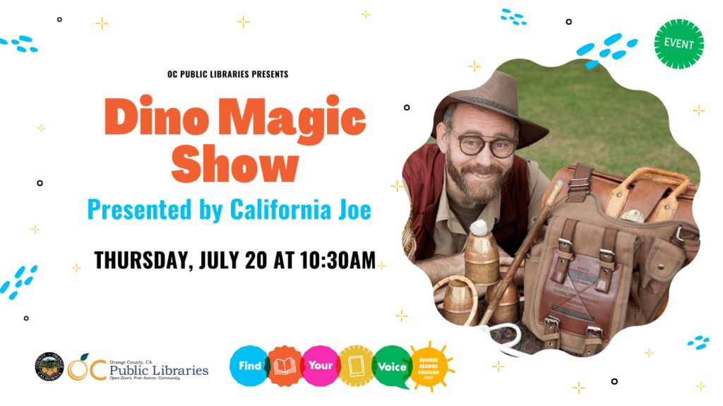 Dana Point Library Kids Magic Show Thursday July 20 2023 – South OC Beaches