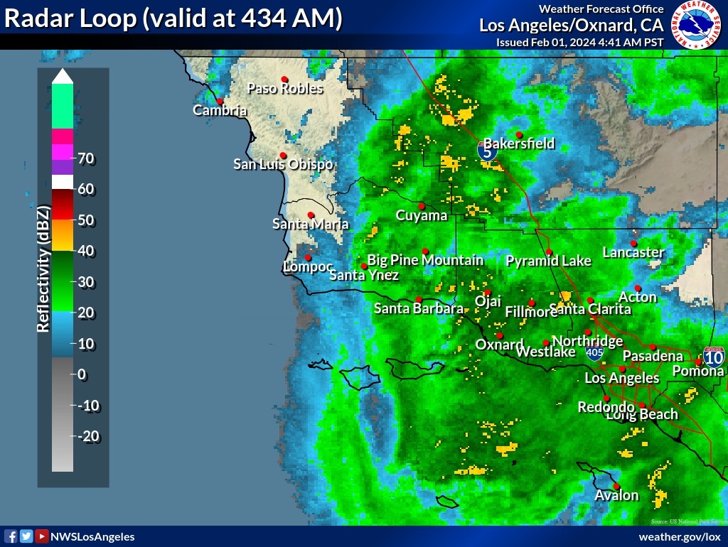 Southern California Rain Day Thursday February 1 2024 – South OC Beaches