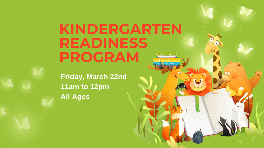 San Clemente Library Kindergarten Readiness Program Friday March 22 2024 – South OC Beaches