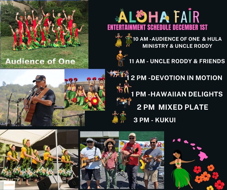 Huntington Beach Aloha Fair Sunday December 1 2024 – South OC Beaches