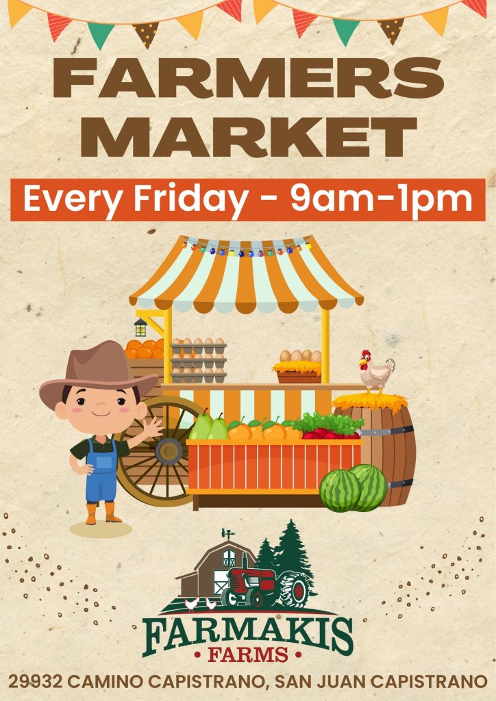 San Juan Capistrano Certified Farmers Market Friday June 20 2025 ...