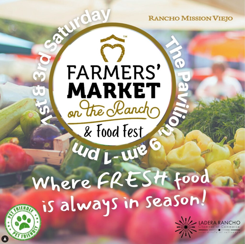 Rancho Mission Viejo Farmers Market Saturday July 5 2025 – South OC Beaches